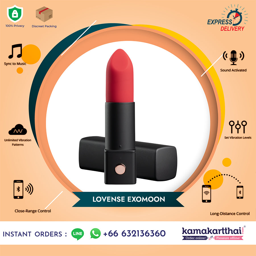 LOVENSE Exomoon Mini Bullet Vibrator – Kamakart Thailand
