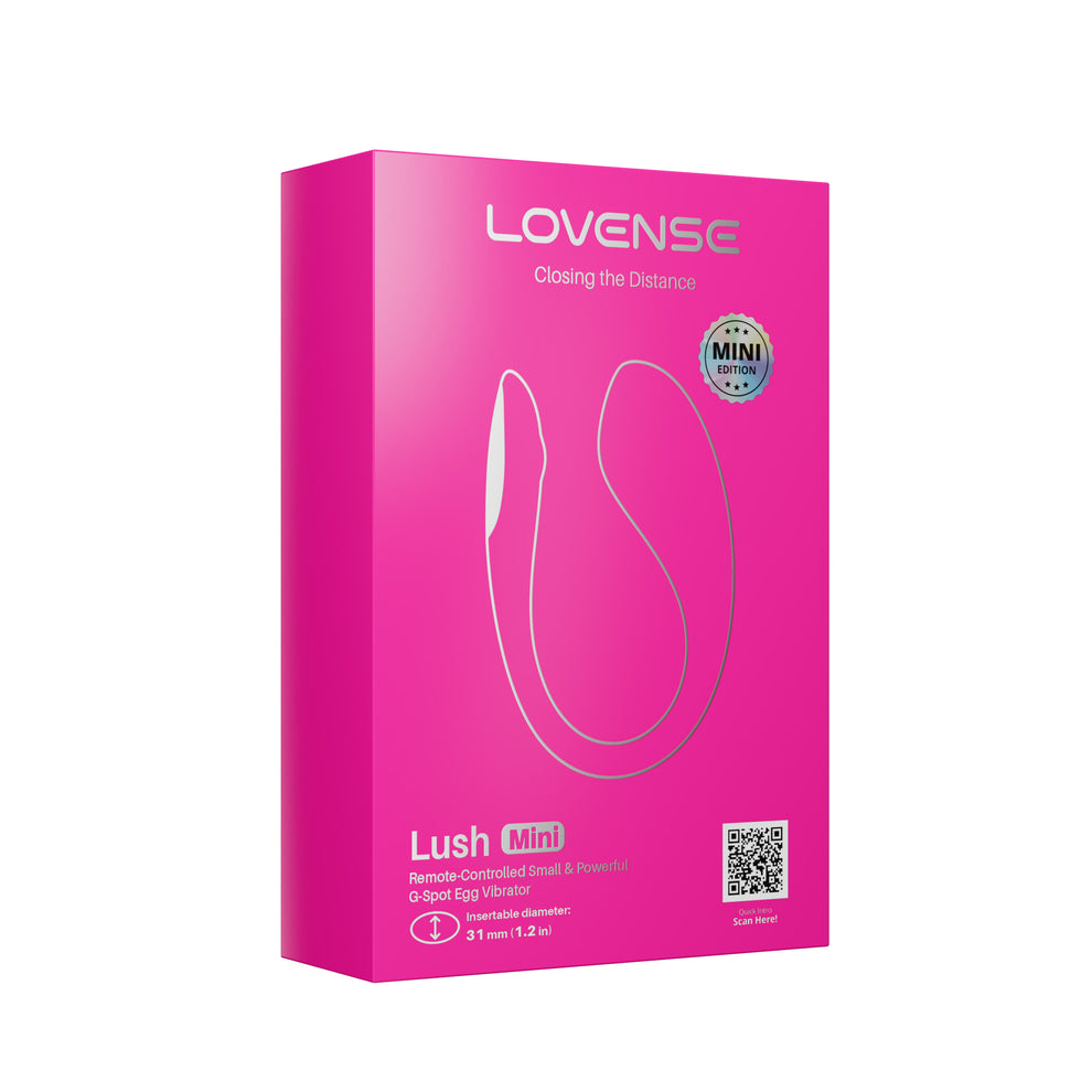 Lovense Lush Mini Remote-Controlled Small & Powerful G-Spot Egg Vibrat ...